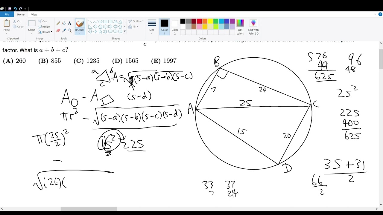 AMC 10A 2022 Problem 15