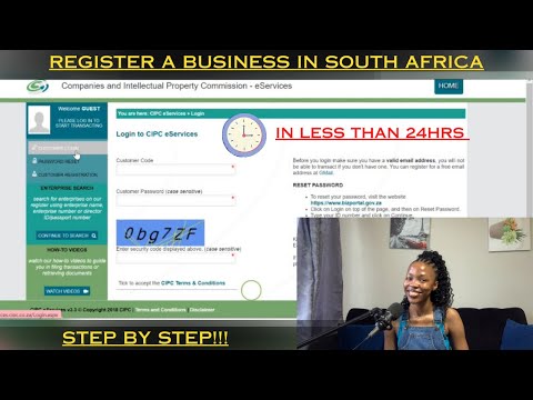 How to register your BUSINESSES in South Africa using CIPC portal! Watch A STEP-BY-STEP tutorial🇿🇦