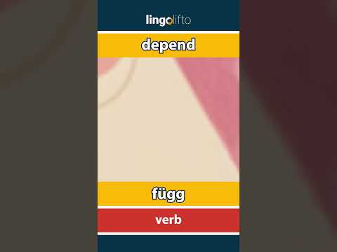 🇬🇧🇭🇺 depend - függ : learn English : tanuljunk angolul : vocabulary builder