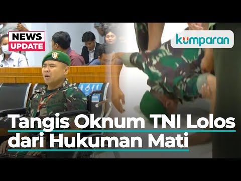 Tangis Pecah! Oknum TNI Pembawa 75 Kg Sabu Usai Divonis Penjara Seumur Hidup | kumparan.com