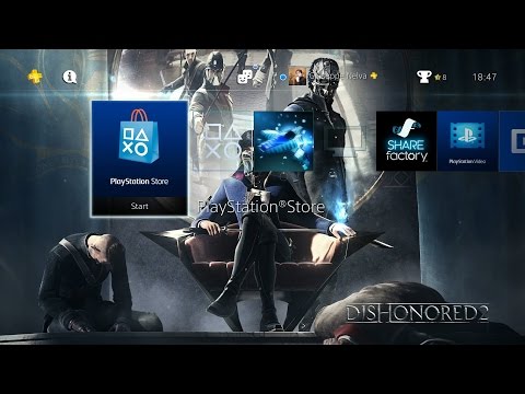 Dishonored 2 Free PS4 Dynamic Theme 1 (1080p)