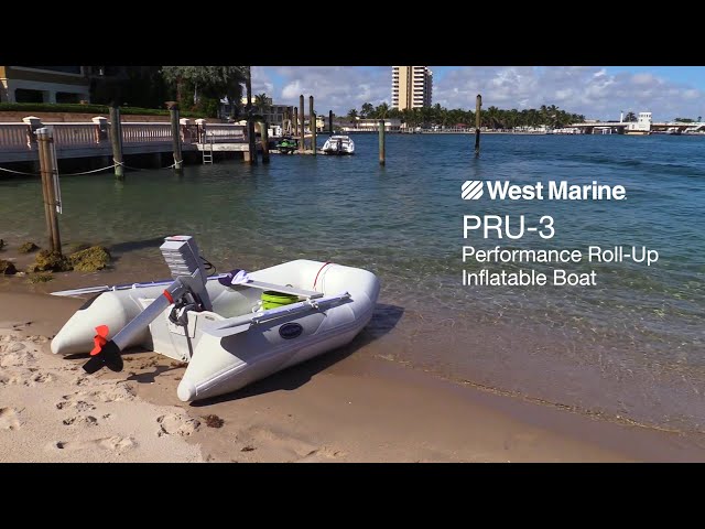 Roll-Up Inflatable Boat - Bag, Oarlocks, Lifelines & Repair Kit