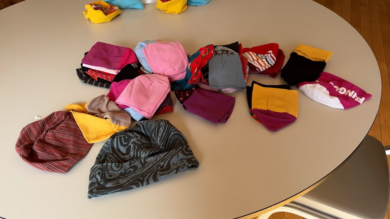 Octobre rose : des tee shirts recyclés en bonnet de chimiothérapie