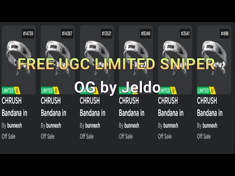 [ROBLOX] Free Limited UGC Sniper