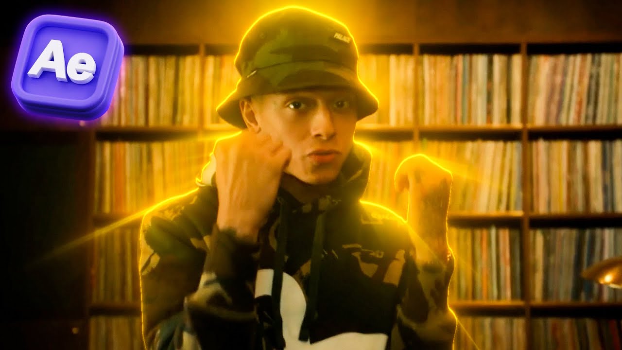 CRAZY GLOW OUTLINE EFFECT in After Effects!