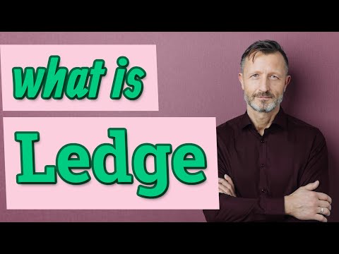 Ledge | Meaning of ledge