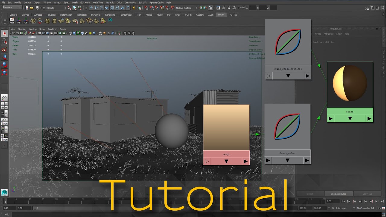 Maya 2015 vs 2016 - Linear Workflow Comparison Part 1