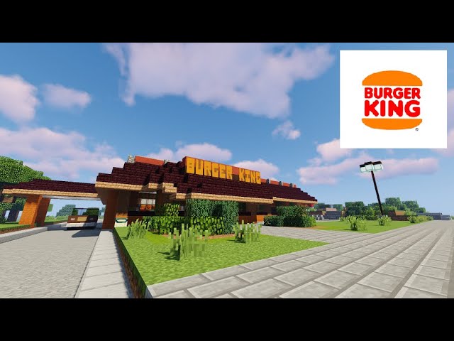 Old School 1970's Burger King Restaurant Minecraft Map