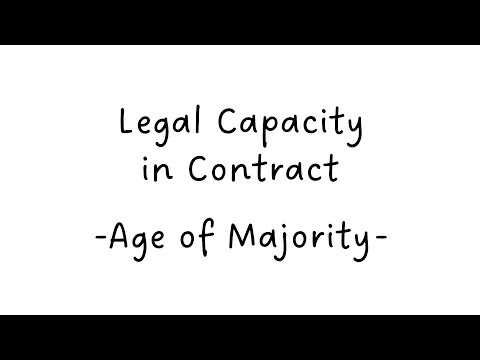 Age of Majority - General Rule