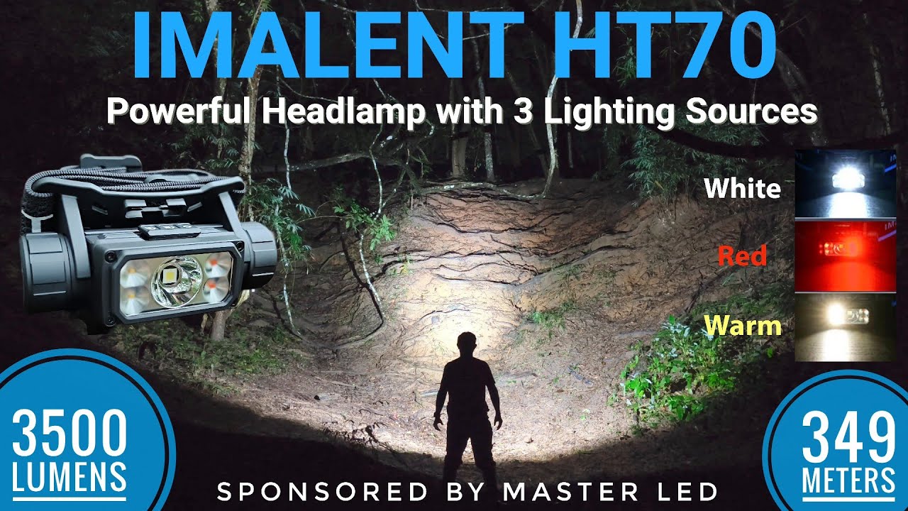 IMALENT HT70 Headlamp Review - 21700 Flashlights - BudgetLightForum.com