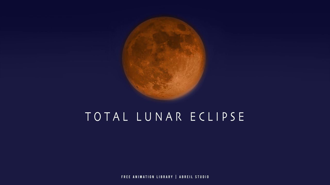 4K TOTAL LUNAR ECLIPSE VIDEO (Moon, Eclipse, Sky, Night)