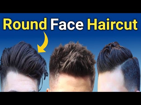 round face haircut men💇🏻|round face hairstyles|#shorts