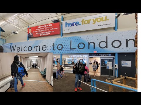 Our Flight To LONDON ( London, Ontario, Canada )