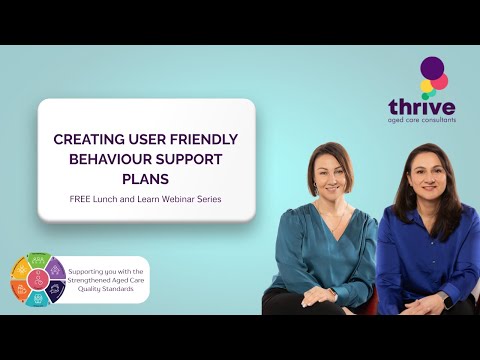Creating User Friendly Behaviour Support Plans
