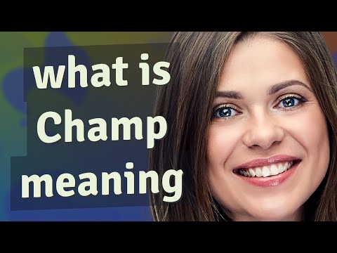Champ | meaning of Champ