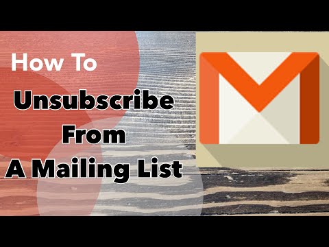 How to Unsubscribe From A Mailing List
