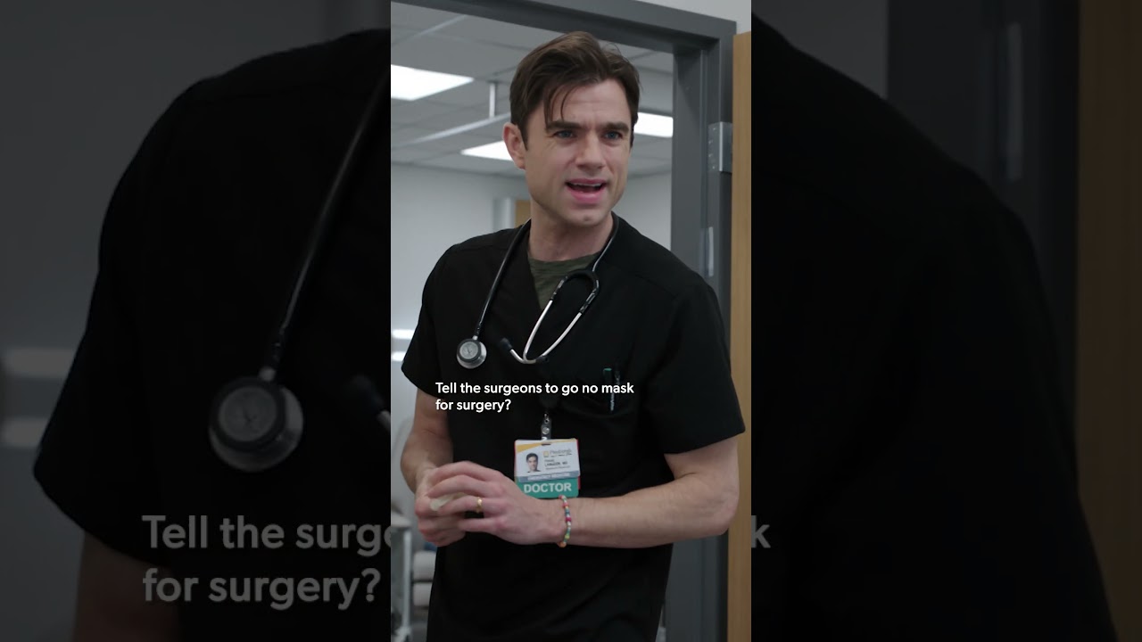 Clever doctor turns the mask debate back on a patient | The Pitt | BINGE