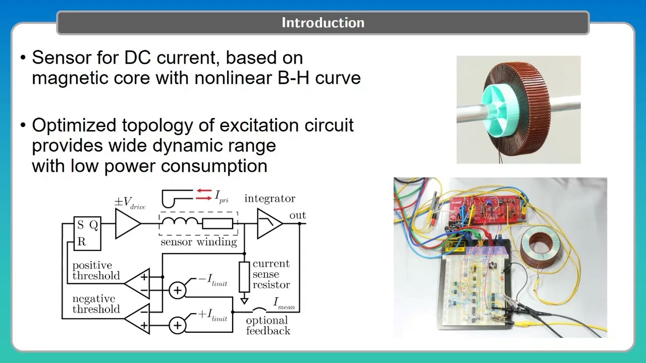 Self-Oscillating DC Current Transformer with Nanocrystalline Core