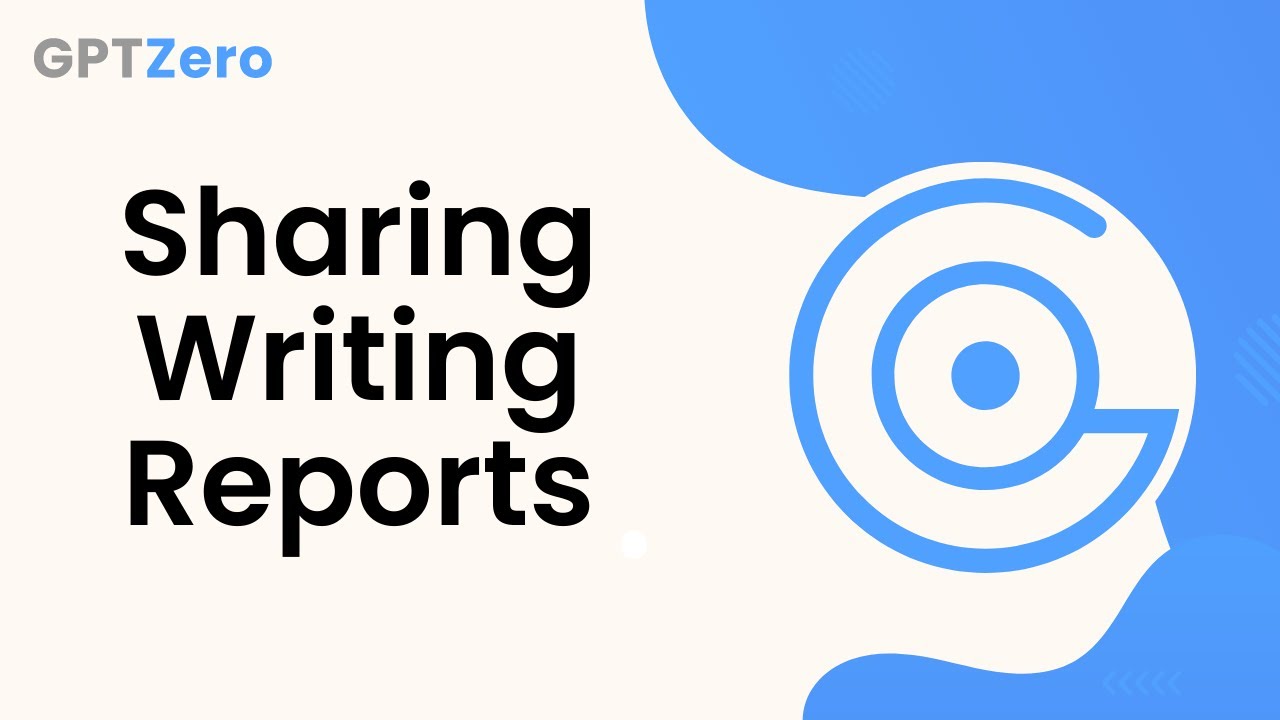 How to Share Your Origin Writing Report | GPTZero