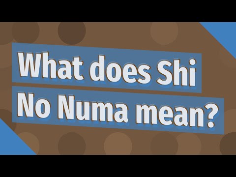 What does Shi No Numa mean?