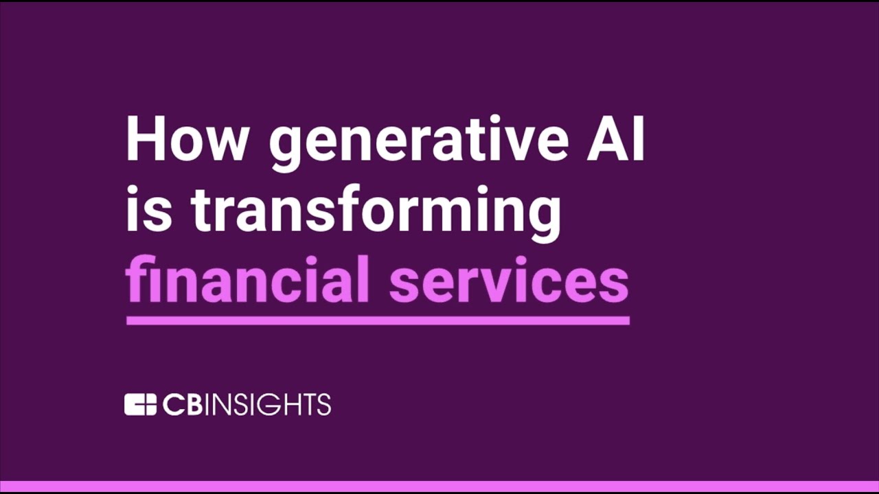 Generative AI is the next big thing in finance