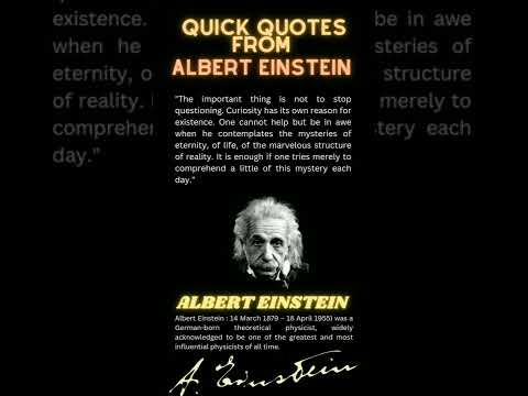 Quick Quotes from Albert Einstein | Curiosity | 16 #shorts #shortvideo #quotes #motivation #video