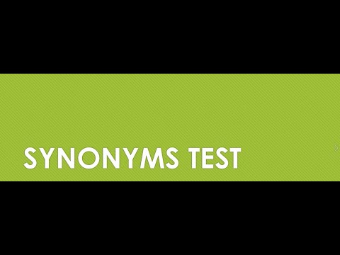 REVIEWER (SYNONYMS AND ANTONYMS TEST) EPT, LET, ENGLISH