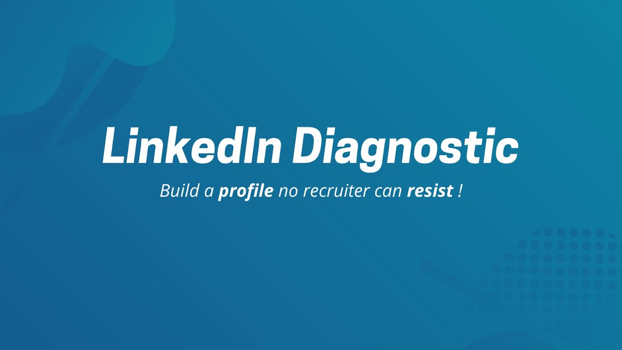 LinkedIn Diagnostic : Product Explainer Video