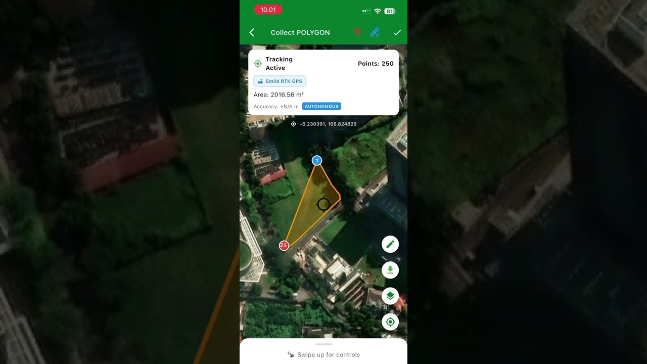 Terestria - Tracking Mode with Emlid Integration