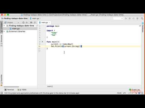 Hands-on with Go: Finding Today's Date and Time|packtpub.com