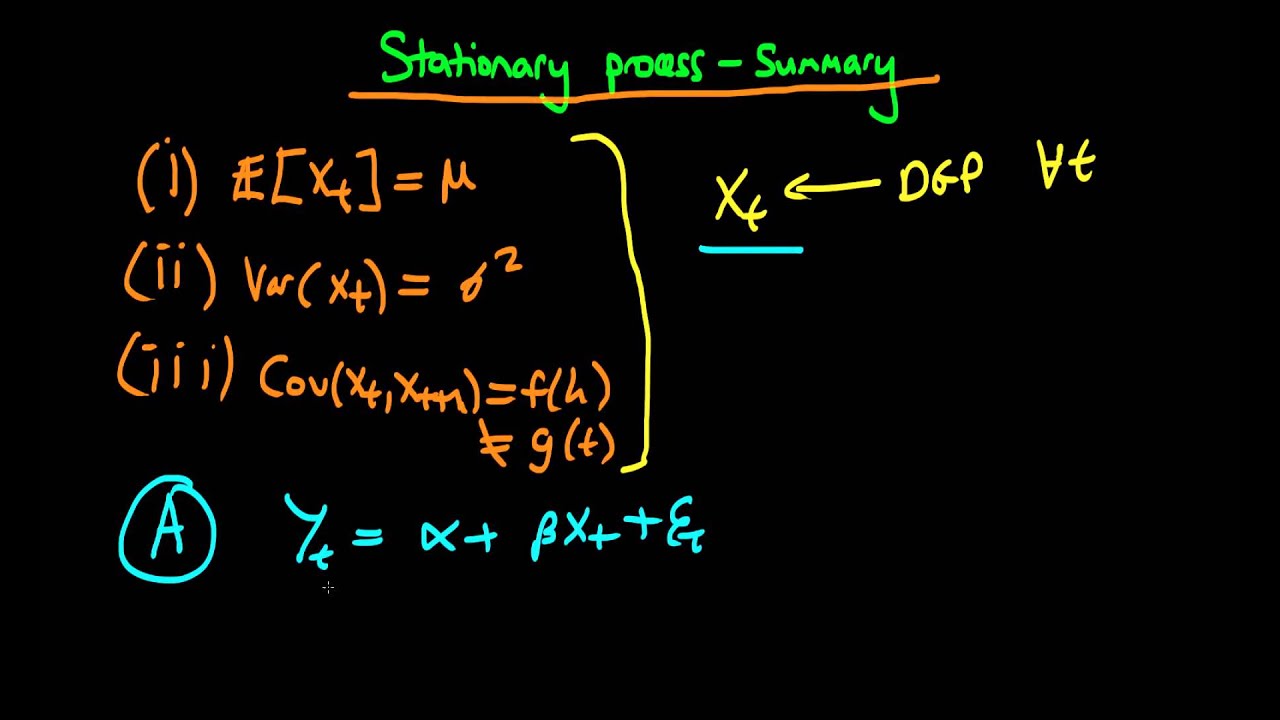 Stationary series summary
