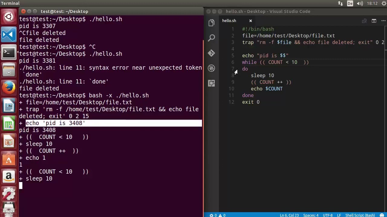 Shell Scripting Tutorial for Beginners 28   How to debug a bash script