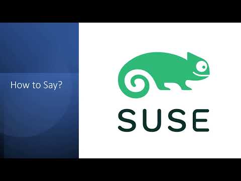 How to Pronounce ''SUSE'' Correctly! (Linux Company)