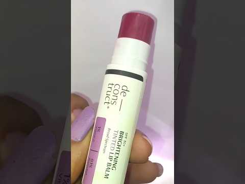 deconstruct tinted vitamin C lip balm #deconstruct #tintedlipbalm #hydrate #protect #brightening #ad