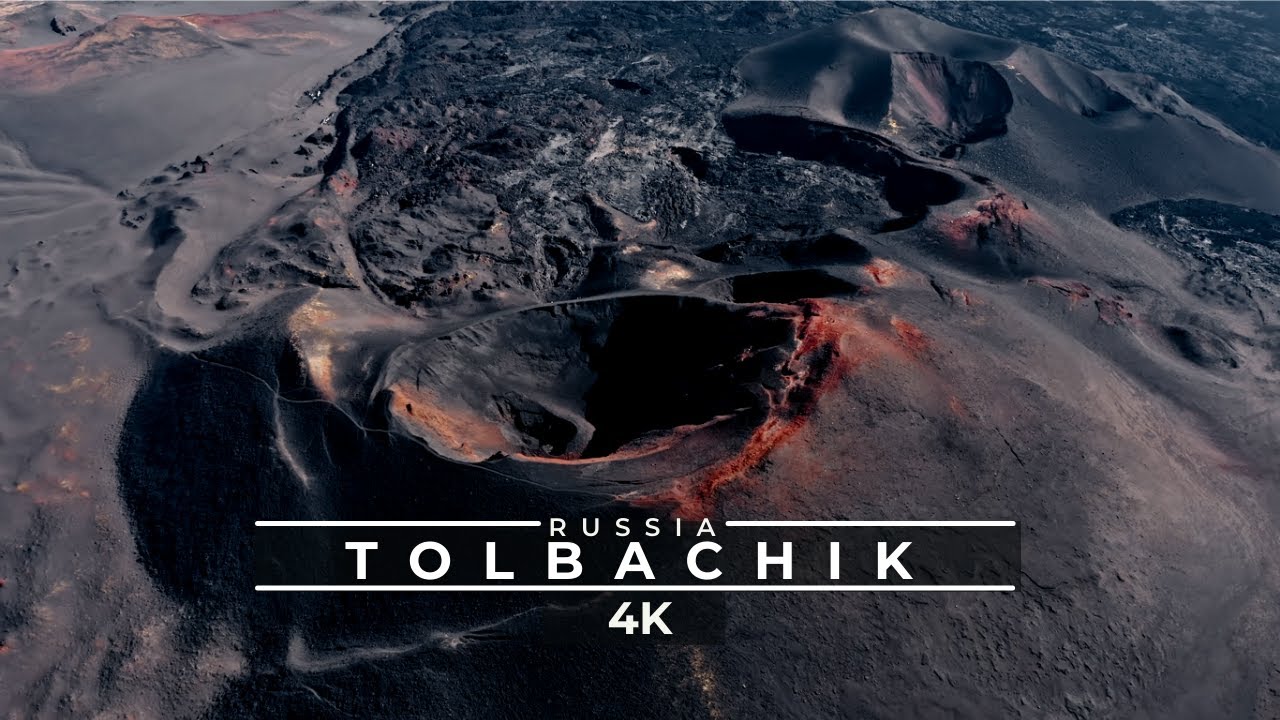 Tolbachik Volcano - Russia by Drone in 4K 60FPS