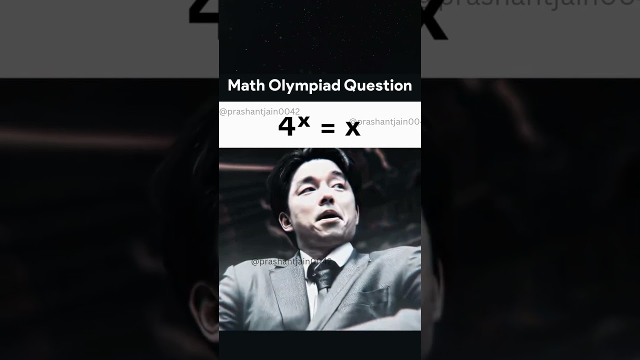 This Math Olympiad Question isn’t just tough—it’s a brain workout! 🧠🔥 #mathmemes #mathshorts