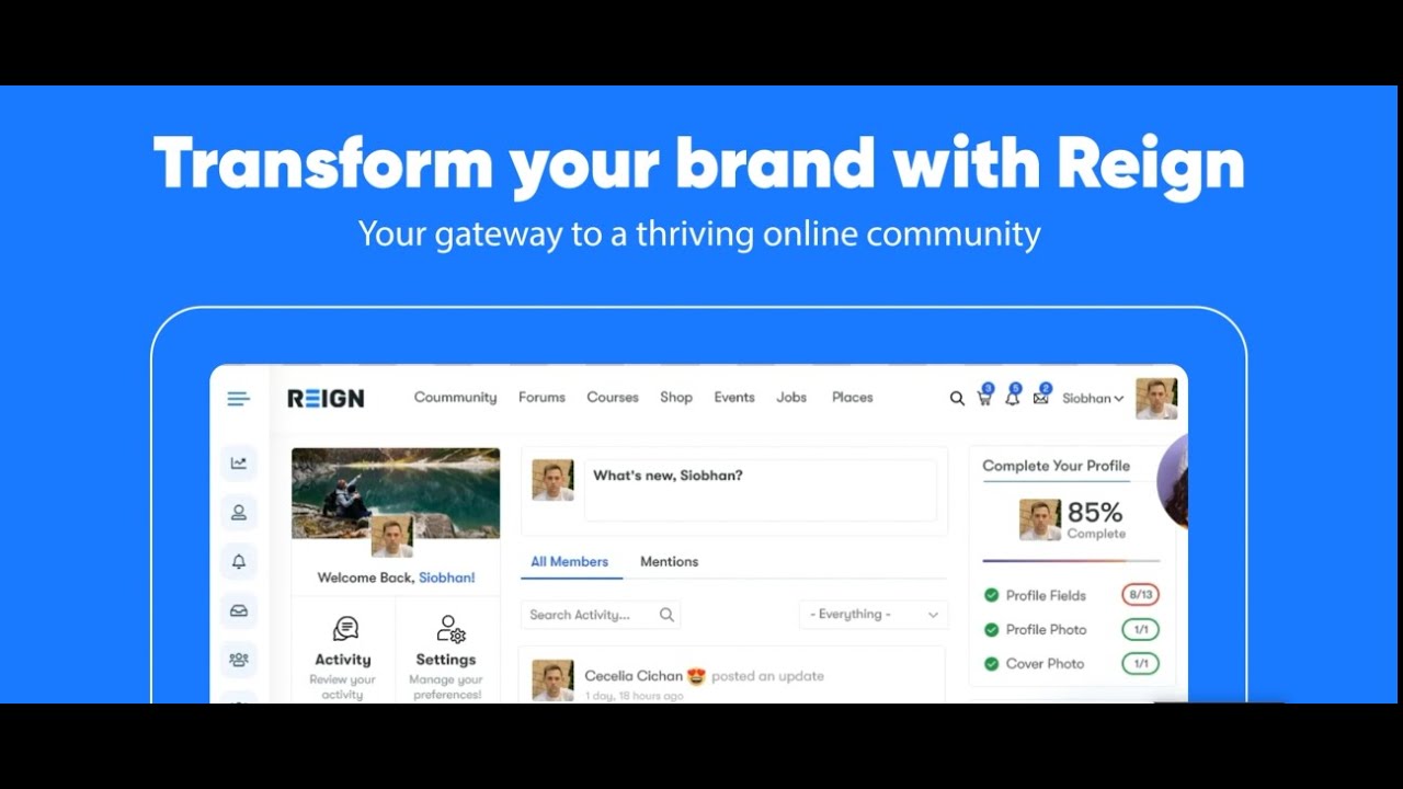Reign BuddyPress Theme Overview: Top Features & Customization Tips | Wbcom Designs
