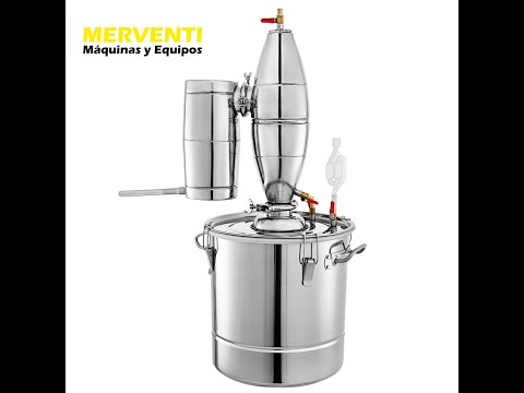 ENSAMBLAJE DESTILADOR ACERO INOX