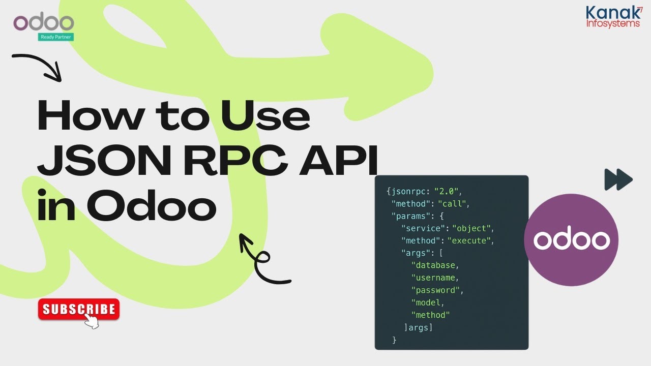 How to Use JSON RPC API in Odoo | REST API In Default Odoo | Complete Beginner-Friendly Tutorial