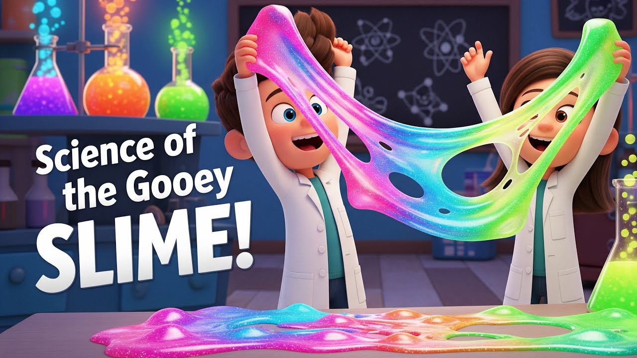 How Does Slime Work? 🧪 The Science of Polymers & Cross-Linking! | Fun Chemistry Lesson