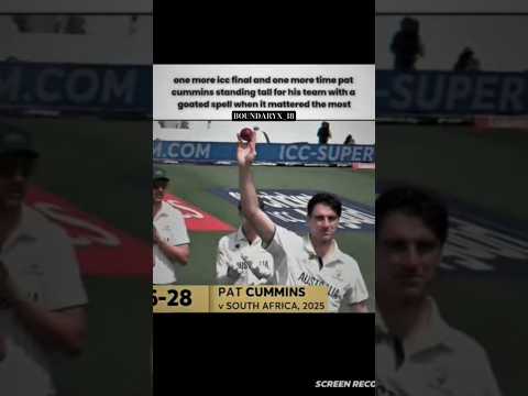 CLUTCH CUMMINS📈☠️ #savsauslive#wtc2025final #wtcfinal #patcummins #tembabavuma #sa #aus #cricketlive