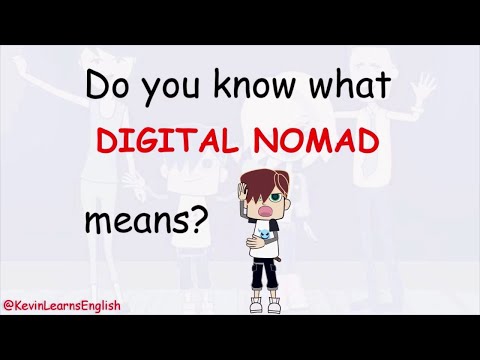 Do you know what DIGITAL NOMAD means? --- Learn English with Kevin 😁😉 #learnenglish #funenglish