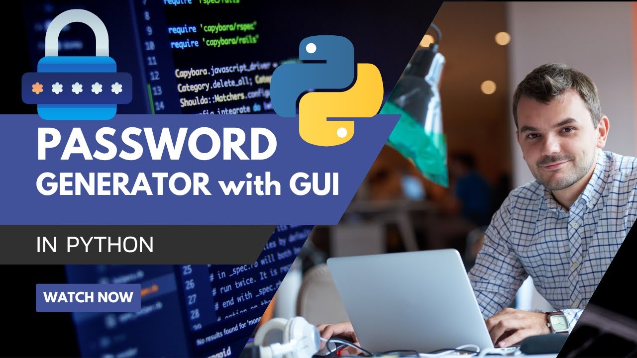 Build a Strong Password Generator with GUI in Python | Tkinter GUI Tutorial