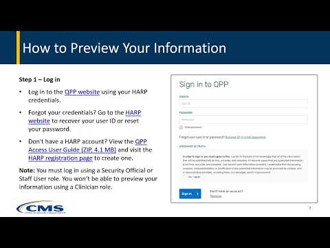 Preview Period: 2022 Performance Information for Doctors and Clinicians
