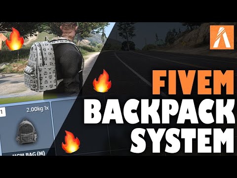 FIVEM BACKPACK SYSTEM FOR INVENTORY | PROJECT ROGUE | https://discord.gg/msuR44FR2y