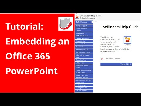 Digital Binders: Embedding an Office 365 PowerPoint