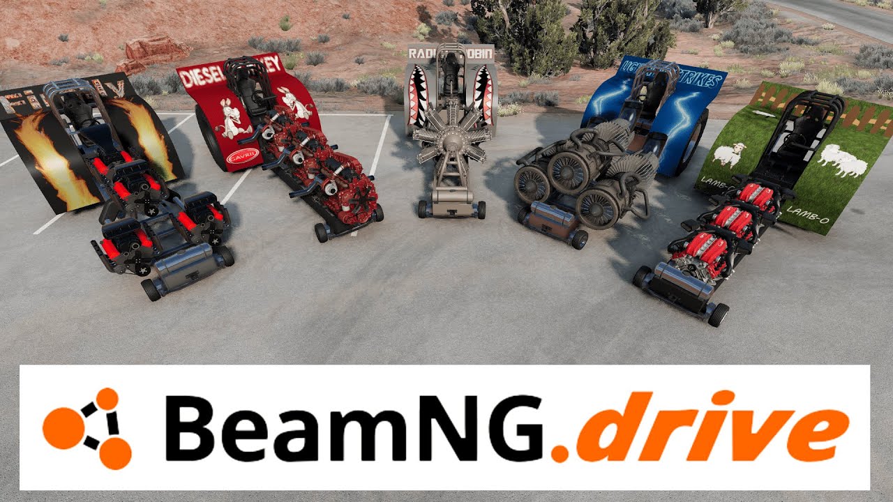 Unlimited Modified Tractor Puller 1.0 - BeamNG.drive
