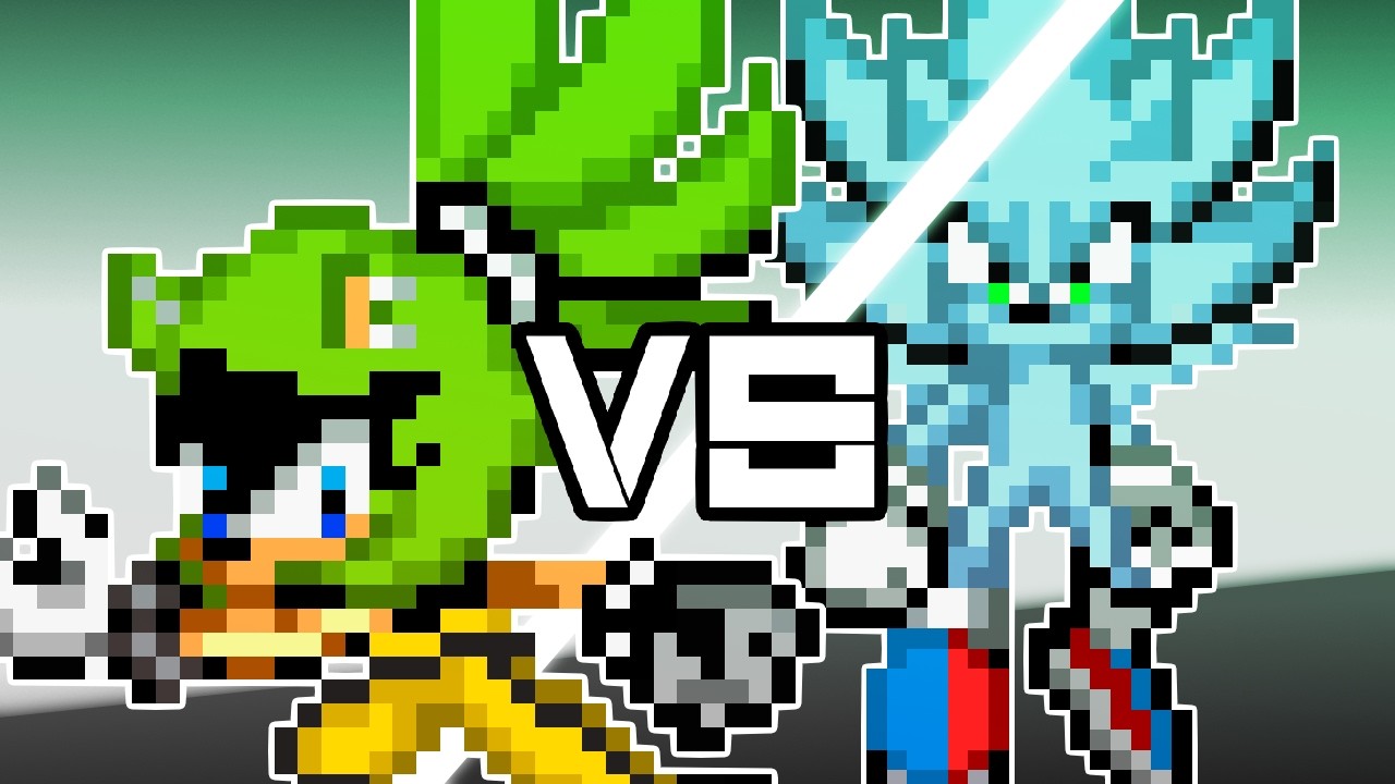 Surge Vs Nazo - Short Sonic Sprite Animation Animated by 𝔻𝟛𝔽!ℕ𝕋𝕐