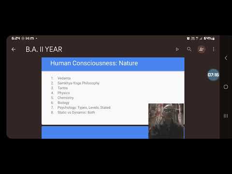 1. BA YOGA II Human Consciousness