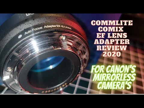 Unboxing and review of the Commlite CM-EF-EOS M lens adapter.